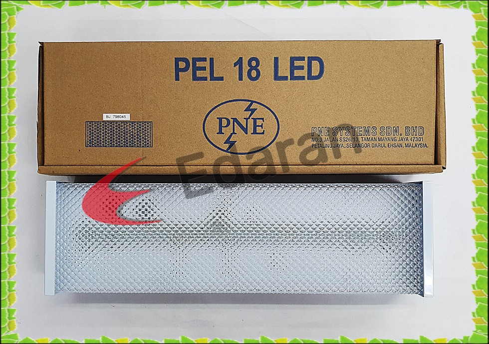 PNE PEL-18LED (Surface Mounting) LED Self-Contained Emergency Luminaire ...