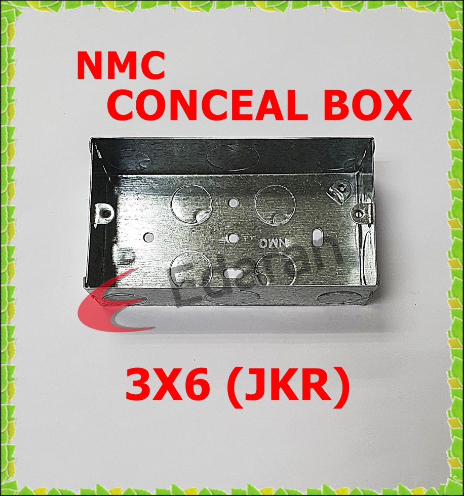 NMC GI CONCEAL BOX - 3X3 OR 3X6 - SIRIM OR JKR SPEC (0.9MM) | Lazada